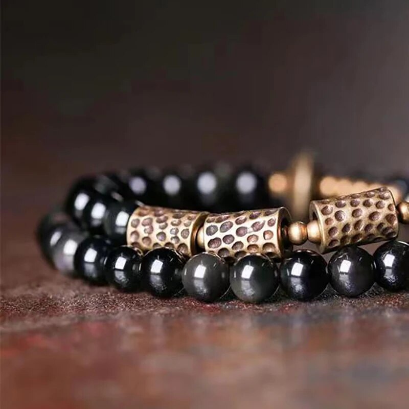 Botan - Obsidian bracelet – Terre de Siam