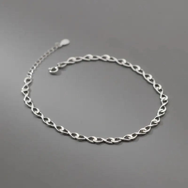 Anantata - Chain ankle Silver