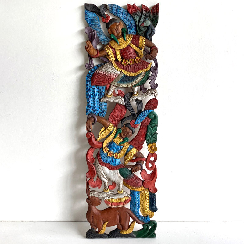 Panneau Mural Rectangle Kannari - 120 cm – Terre de Siam