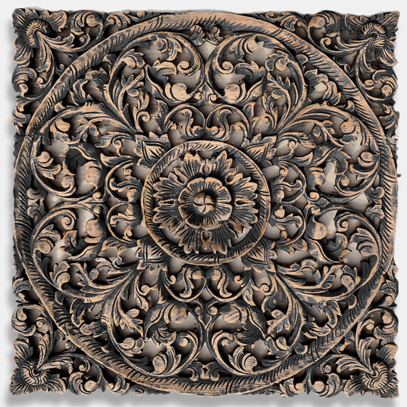 Wooded Lotus wall panel - 60 cm