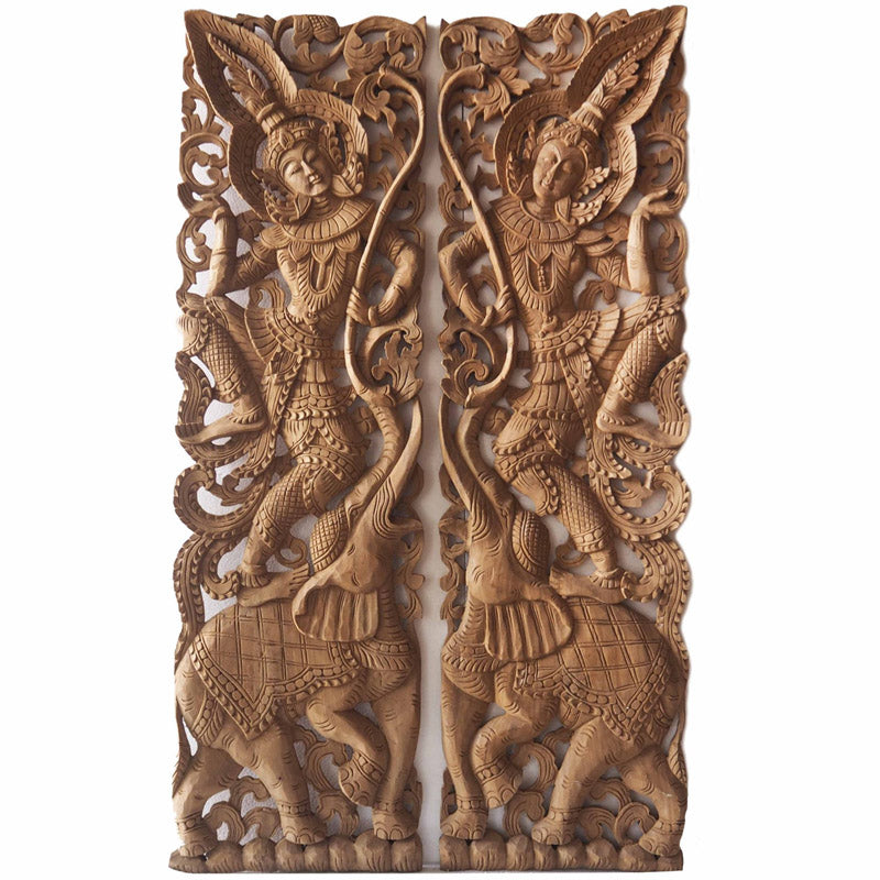 Set 2 Wall panels Traditional Guardian Guardian - 120 cm – Terre de Siam