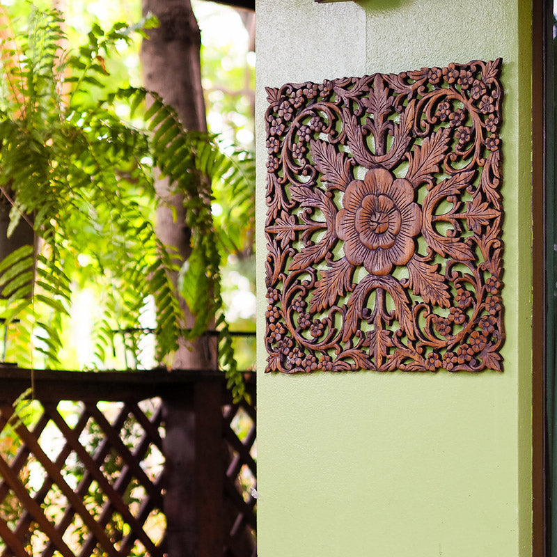 Tropical lotus wall panel - 60 cm