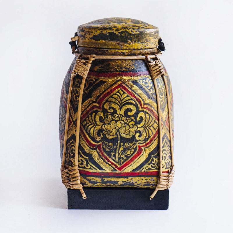Traditional golden Thai rice box - 30 cm – Terre de Siam