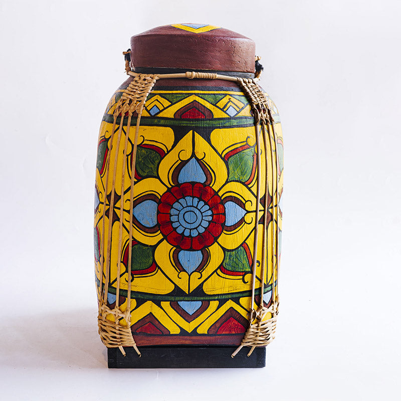 Multicolored traditional Thai rice box - 60 cm