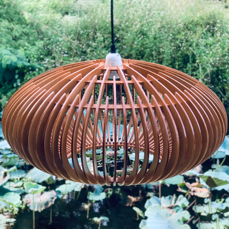 Nam Nung - Suspension en Bois Sphère 55 cm – Terre de Siam