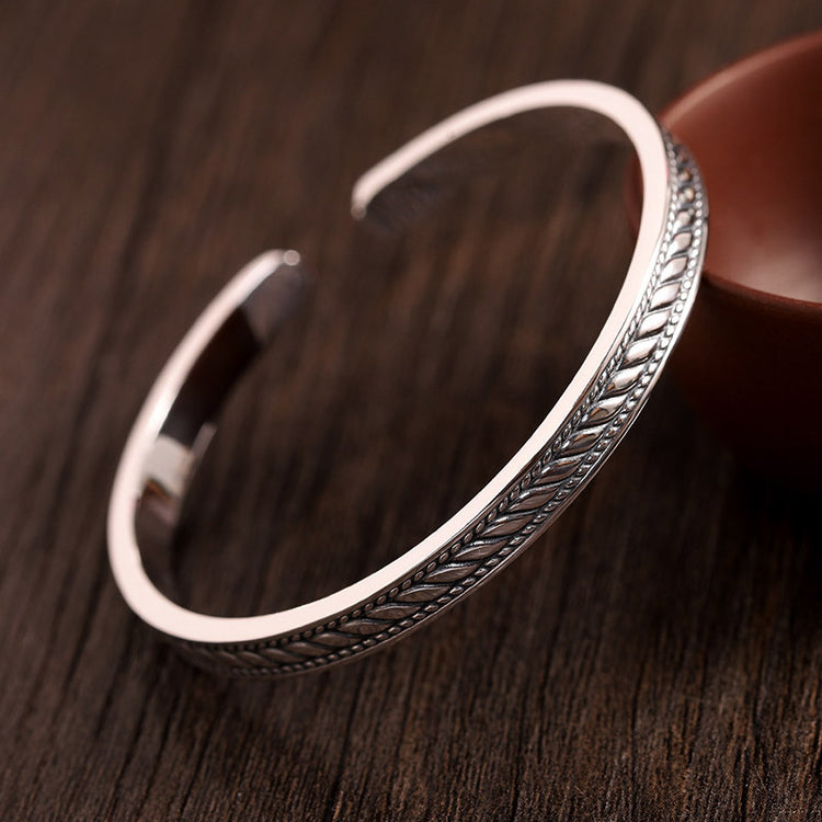 Chandra - Jank bracelet Silver – Terre de Siam